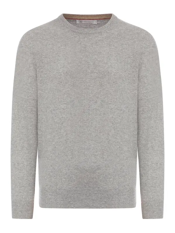 Brunello Cucinelli Essential Crew Neck Cashmere Sweater