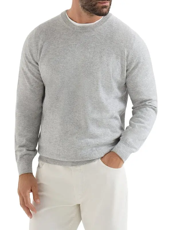Brunello Cucinelli Essential Crew Neck Cashmere Sweater