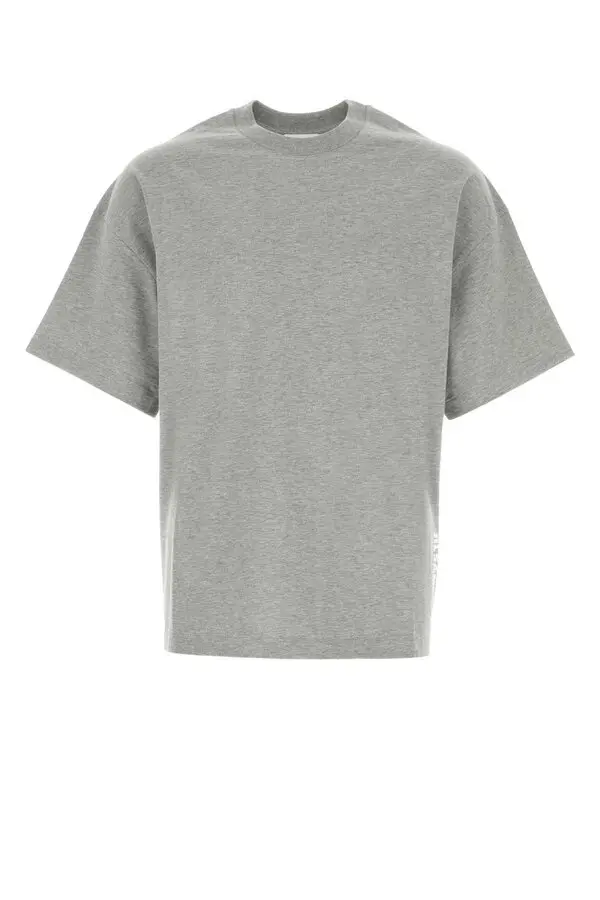 JIL SANDER Grey Cotton T-shirt - Gray