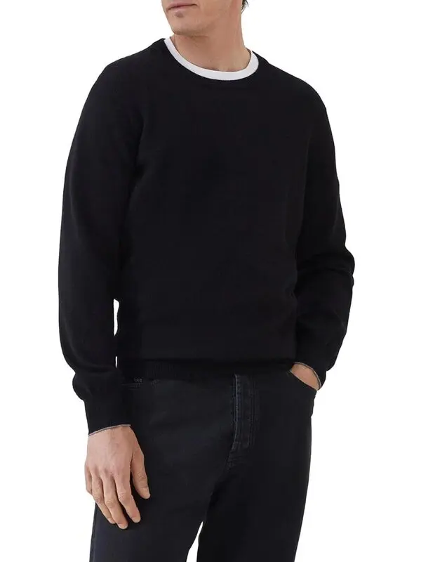 Brunello Cucinelli Essential Crew Neck Cashmere Sweater