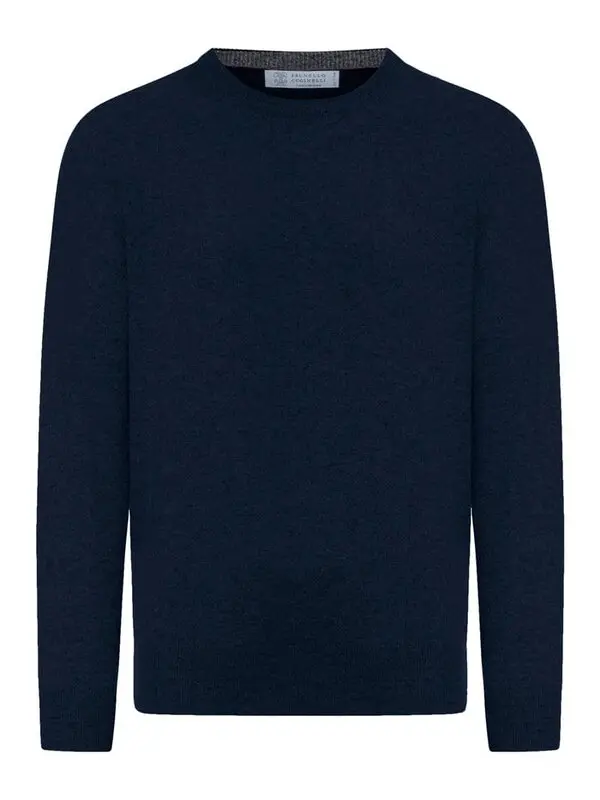 Brunello Cucinelli Essential Crew Neck Cashmere Sweater