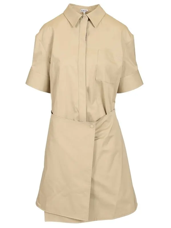 Loewe Cotton And Silk Dress
