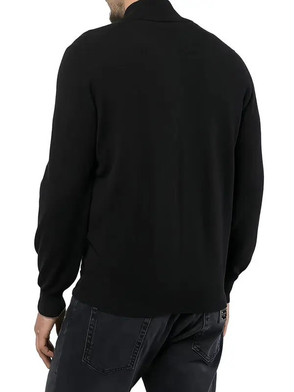 Brunello Cucinelli Cashmere Zip-up Cardigan - Black