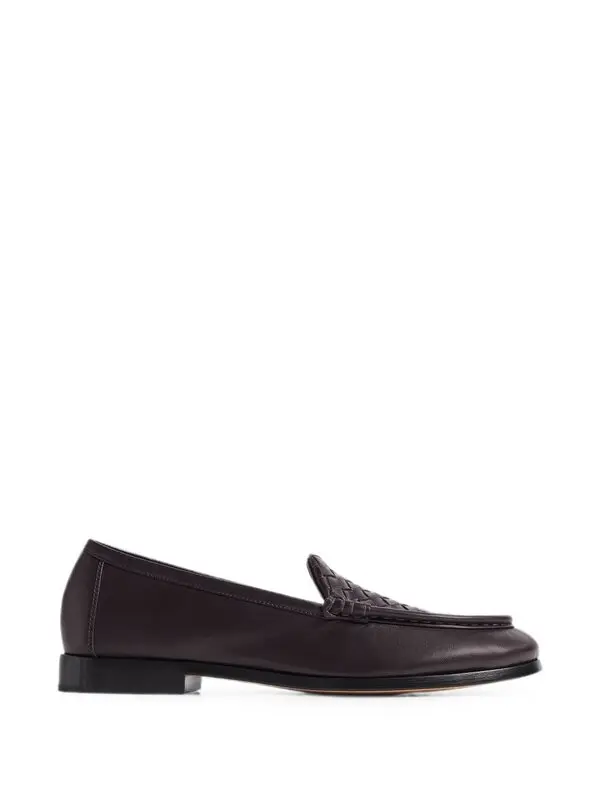 Bottega Veneta Silenzio Leather Loafers - Multicolor