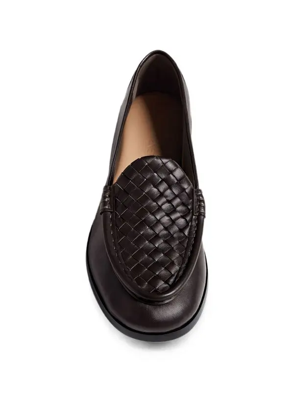 Bottega Veneta Silenzio Leather Loafers - Multicolor