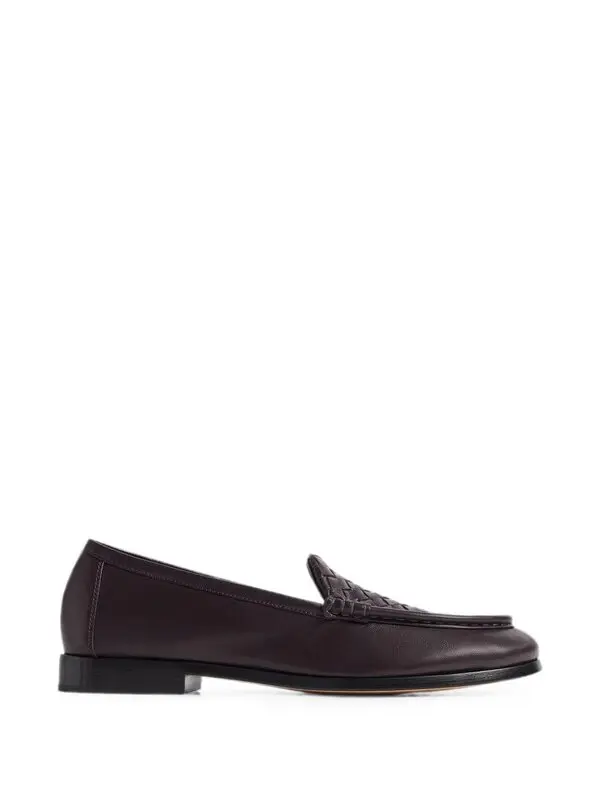 Bottega Veneta Silenzio Leather Loafers - Multicolor