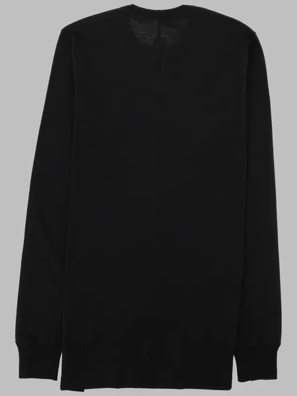 Rick Owens T-shirt Level Ls T - Black