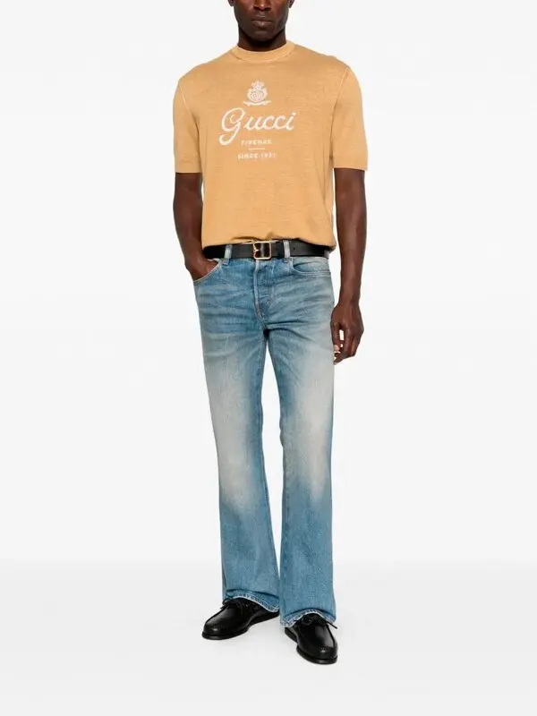Gucci Short Sleeve Crew-neck Sweater