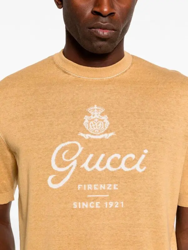 Gucci Short Sleeve Crew-neck Sweater