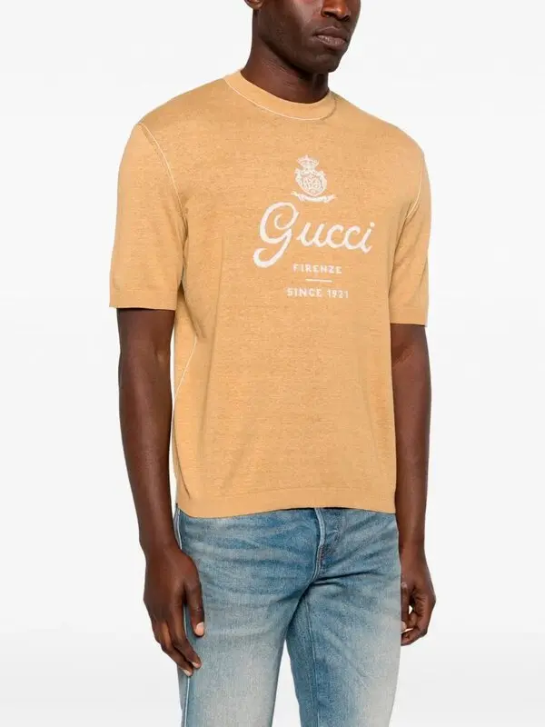 Gucci Short Sleeve Crew-neck Sweater