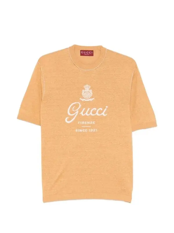 Gucci Short Sleeve Crew-neck Sweater - Multicolor