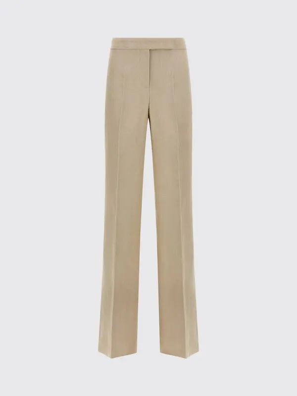 Max Mara Linen Slim Fit Trousers