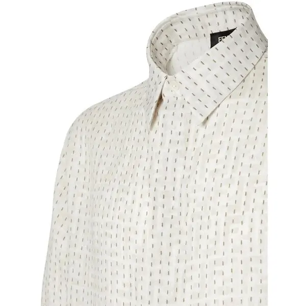Fendi Neutrals Shirts - Cream