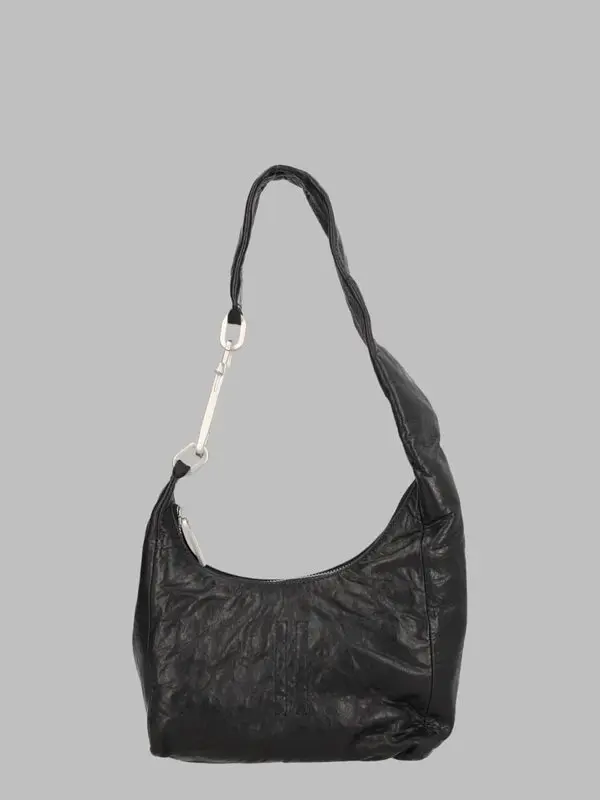 Rick Owens Leather Disco Gemini Shoulder Bag - Black