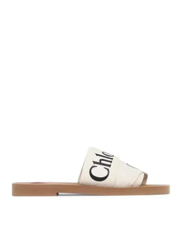 Chloé Woody Mule - White