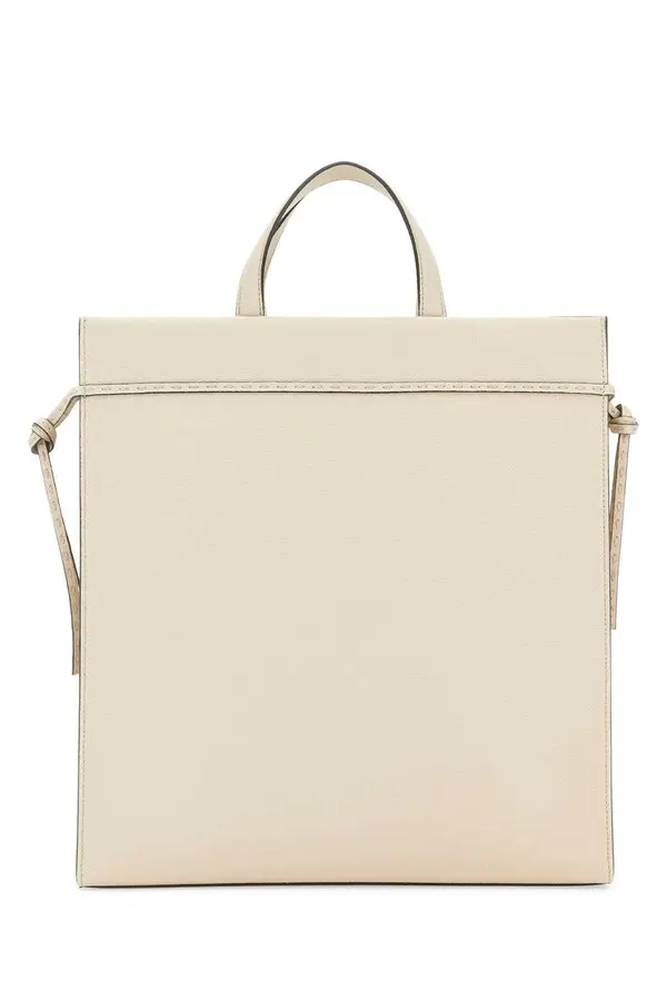 Fendi Medium Go To Shopper Shopping Bag - White