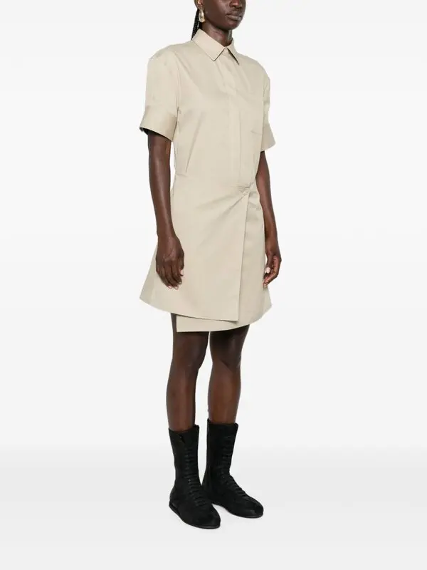 Loewe Cotton And Silk Mini Dress