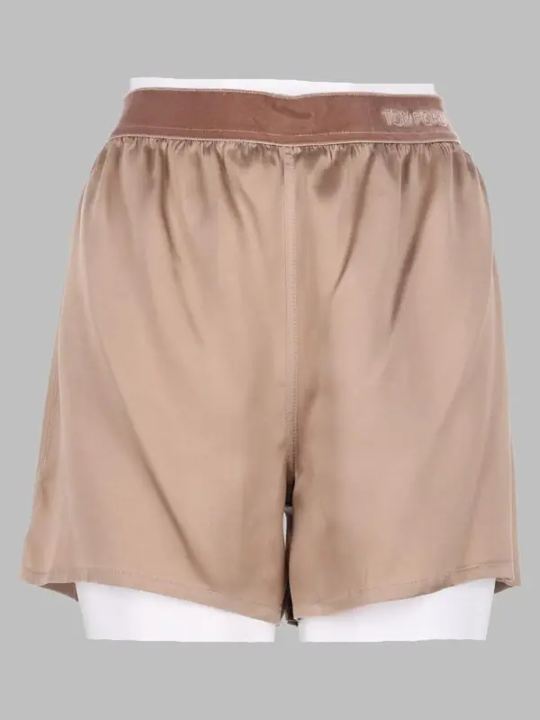 TOM FORD Silk Shorts - Cream