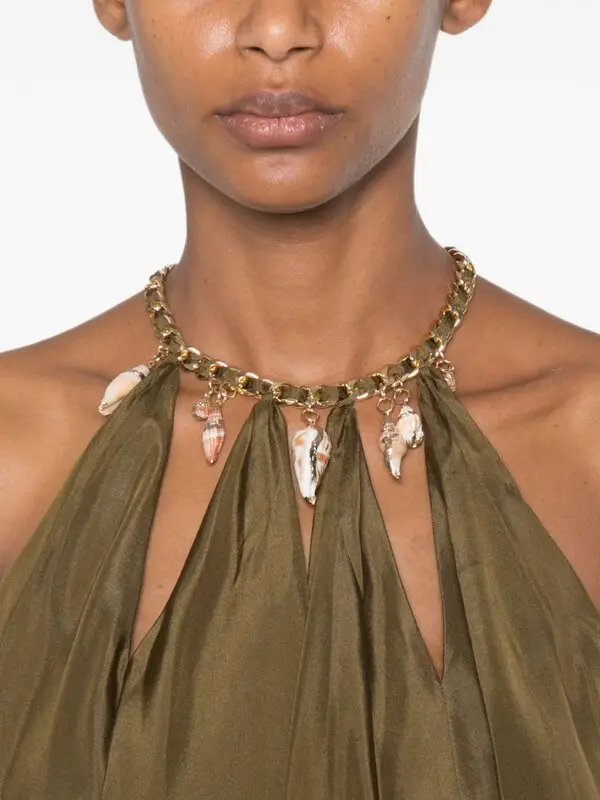 Zimmermann Mahon Silk Halterneck Top - Multicolor