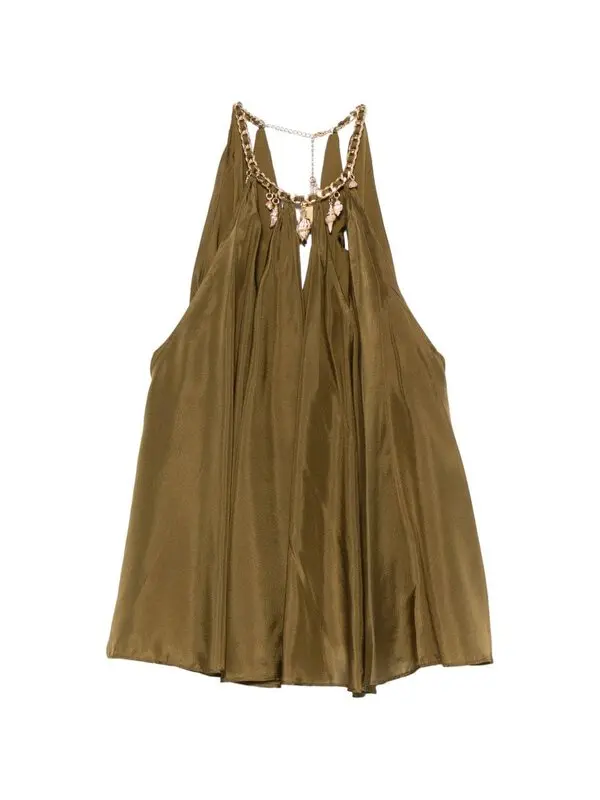 Zimmermann Mahon Silk Halterneck Top - Multicolor