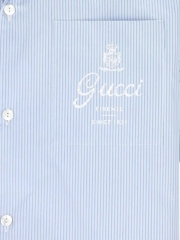 Gucci Thin Strip `disco` Bowling Shirt