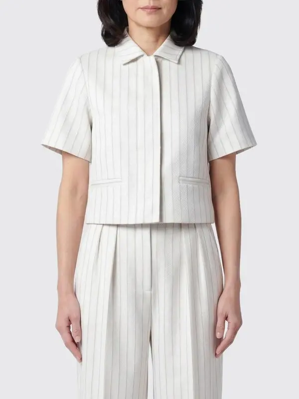 Max Mara Striped Cotton Overshirt