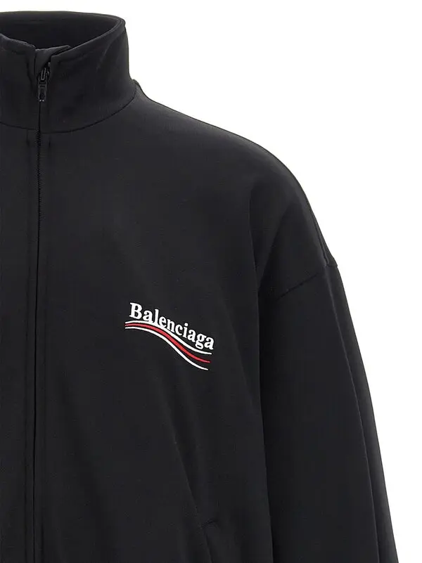 Balenciaga Logo Embroidery Sweatshirt