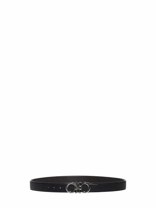 FERRAGAMO Reversible And Adjustable Gancini Belt