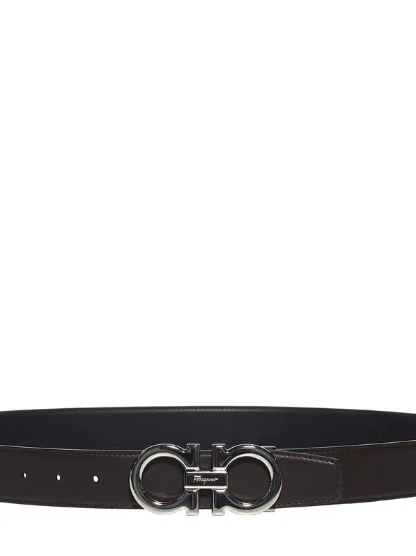 FERRAGAMO Reversible And Adjustable Gancini Belt