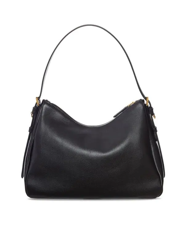 Prada Smooth Leather Shoulder Bag - Black