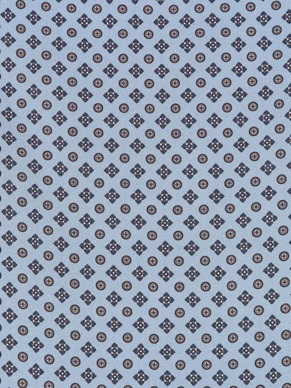 Brioni Printed Silk Pocket Square
