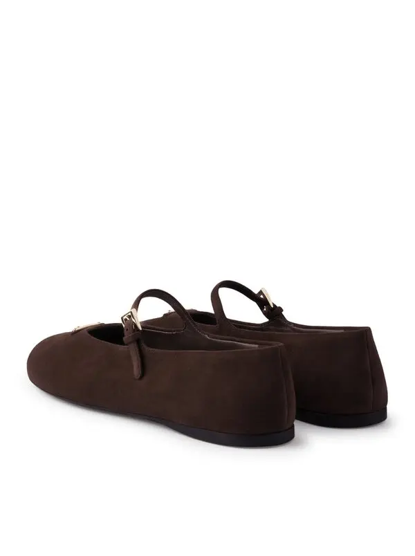Prada Suede Ballerinas