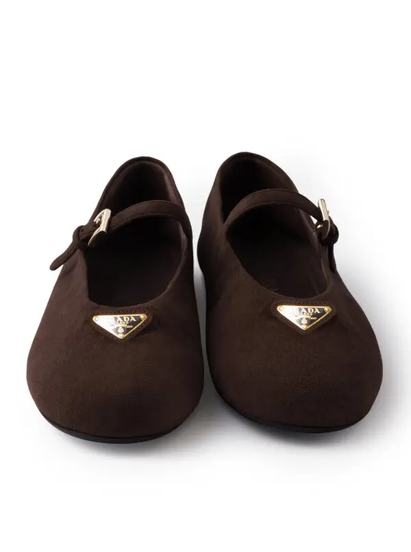 Prada Suede Ballerinas