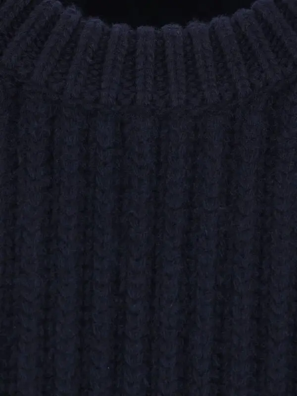Prada Ribbed-knit Safety-pin Sweater