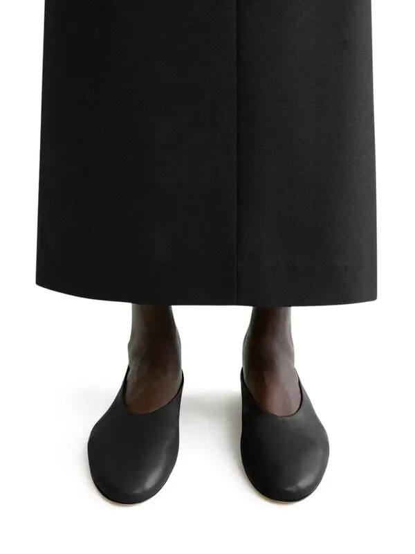TOTEME Nappa Slip Ballet Flat - Black