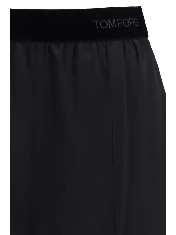 TOM FORD Stretch Silk Satin Pants