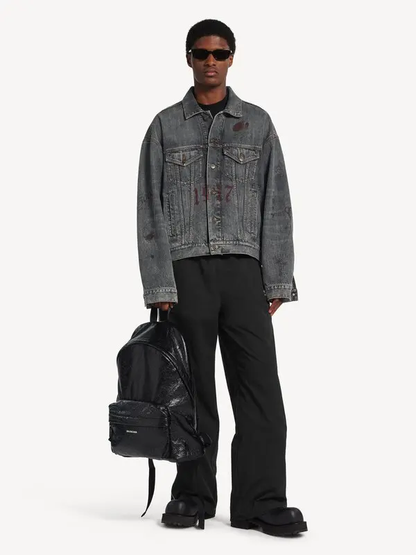 Balenciaga Explorer Backpack In Arena Leather