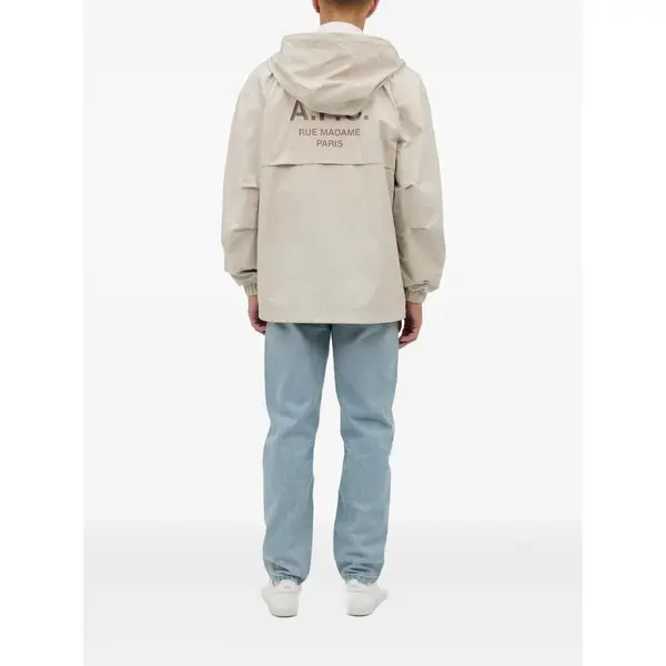A.p.c. Neutrals Jackets Sport Jackets & Windbreakers - Cream