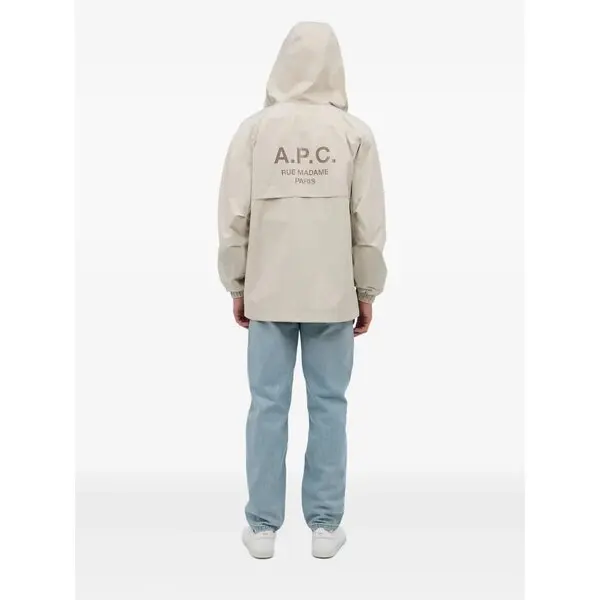A.p.c. Neutrals Jackets Sport Jackets & Windbreakers - Cream