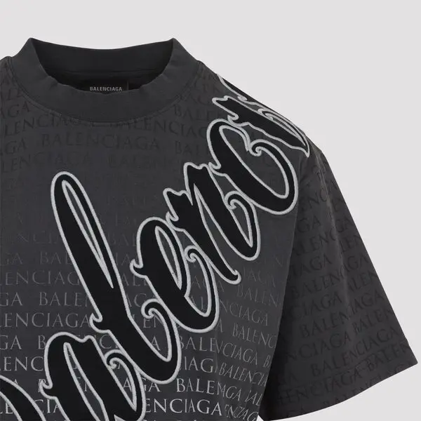 Balenciaga Medium Fit T-shirt - Black