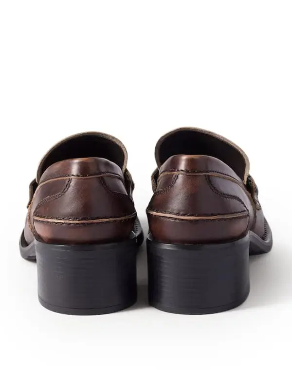 Miu Miu Deco Calfskin Loafers - Multicolor