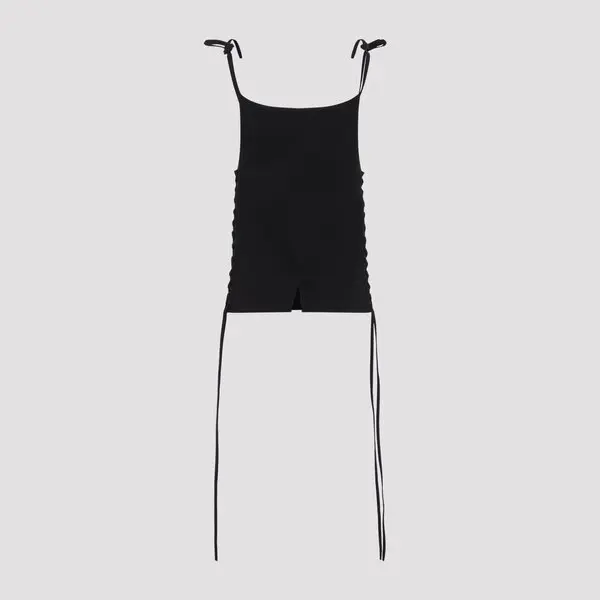 Balenciaga Lace-up Tank Top