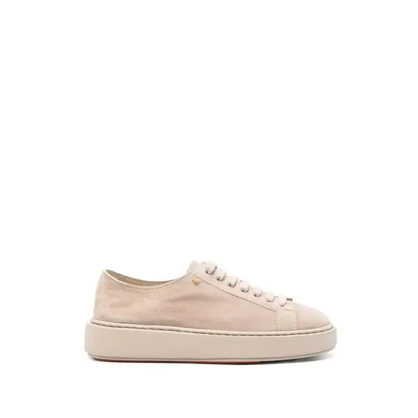 Santoni Neutrals Trainers - Cream