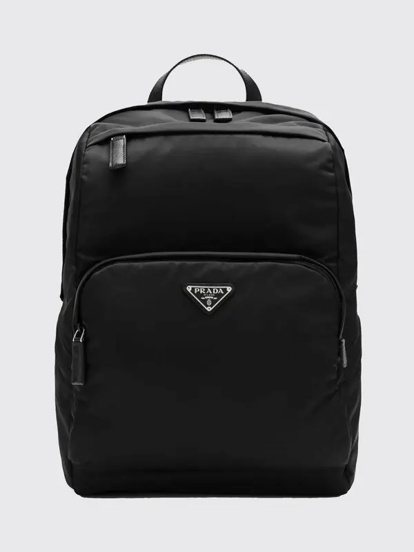 Prada Backpack In Re-nylon With Logo