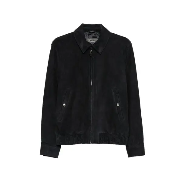 Mackage Leather Shirt Jacket - Blue