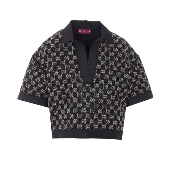 Gucci Wool Tweed Lame' Top