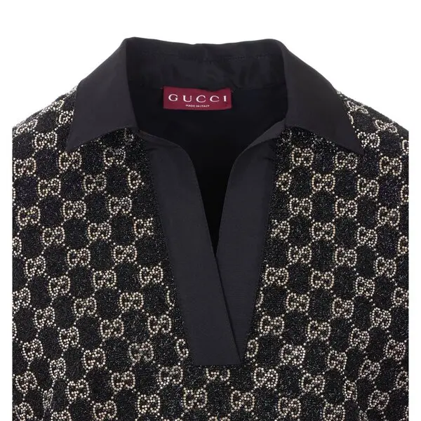 Gucci Wool Tweed Lame' Top