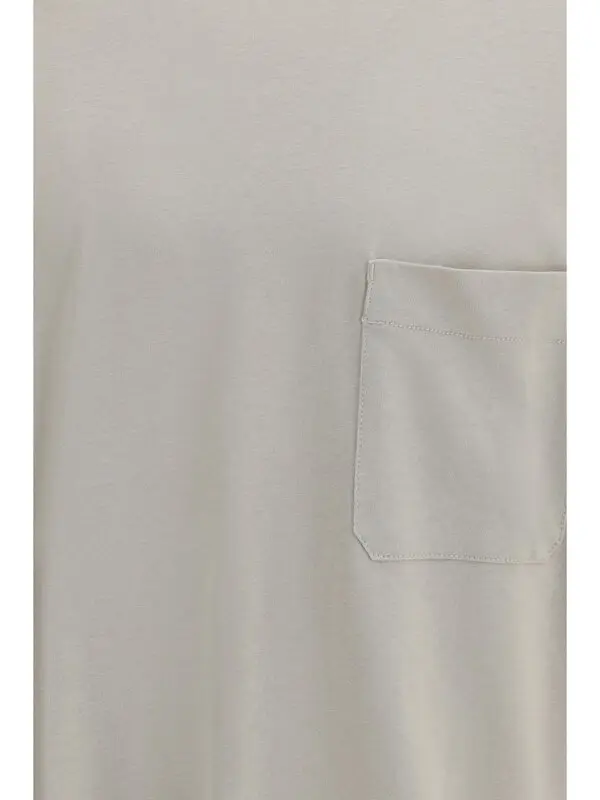 LEMAIRE Cotton Blend T-shirt - Cream