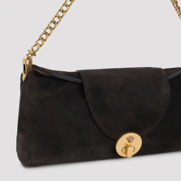 Versace Leather Cluch Bag - Brown