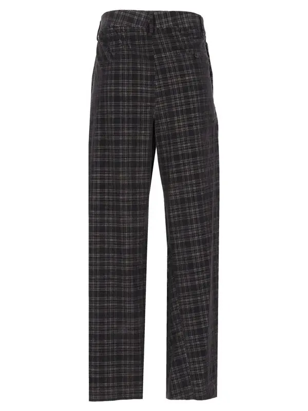 VIVIENNE WESTWOOD Drunken Cotton Pants - Gray